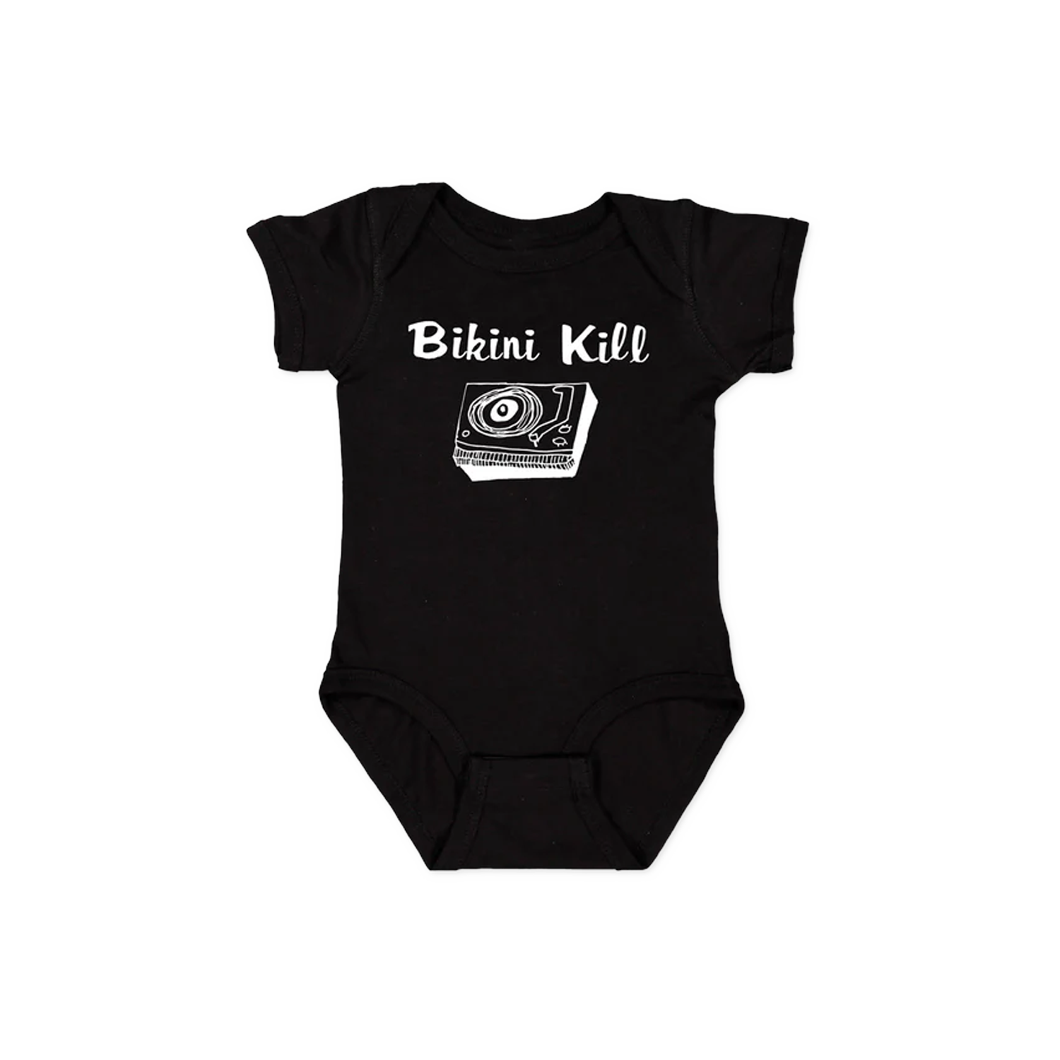 Record Player Onesie - Black – Bikini Kill