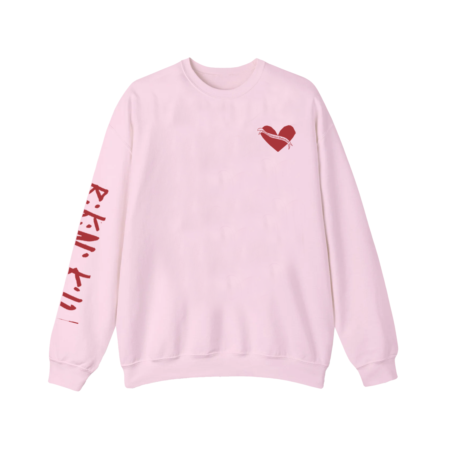 Revolution Girl Style Now! Pink Crewneck – Bikini Kill